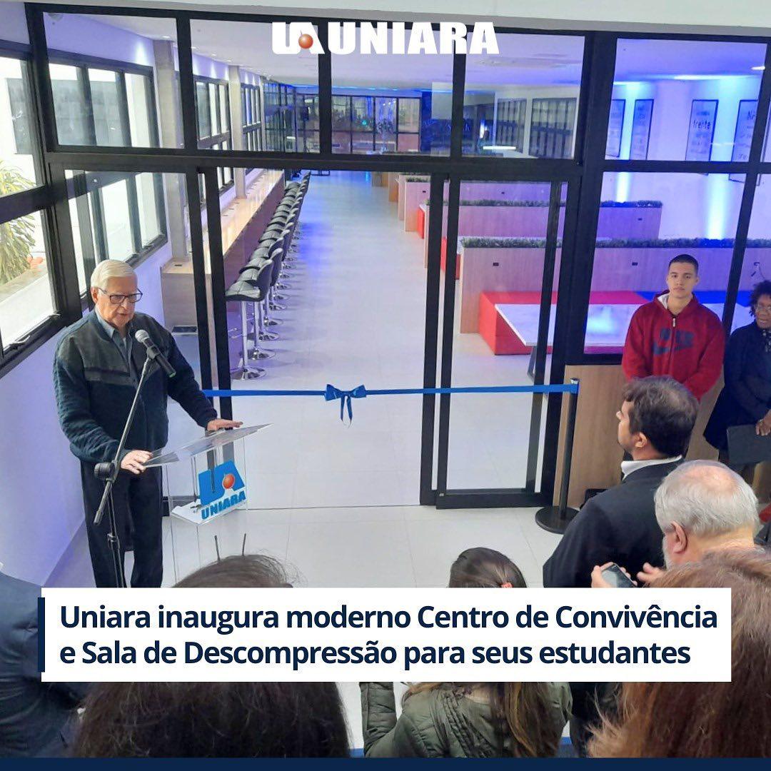 Uniara inaugura Novo Centro de Convivência e Sala de Descompressão ...